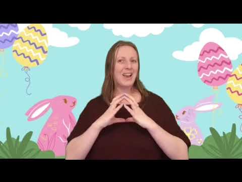 Here Comes the Easter Bunny 🐰 - Signed with Makaton - YouTube