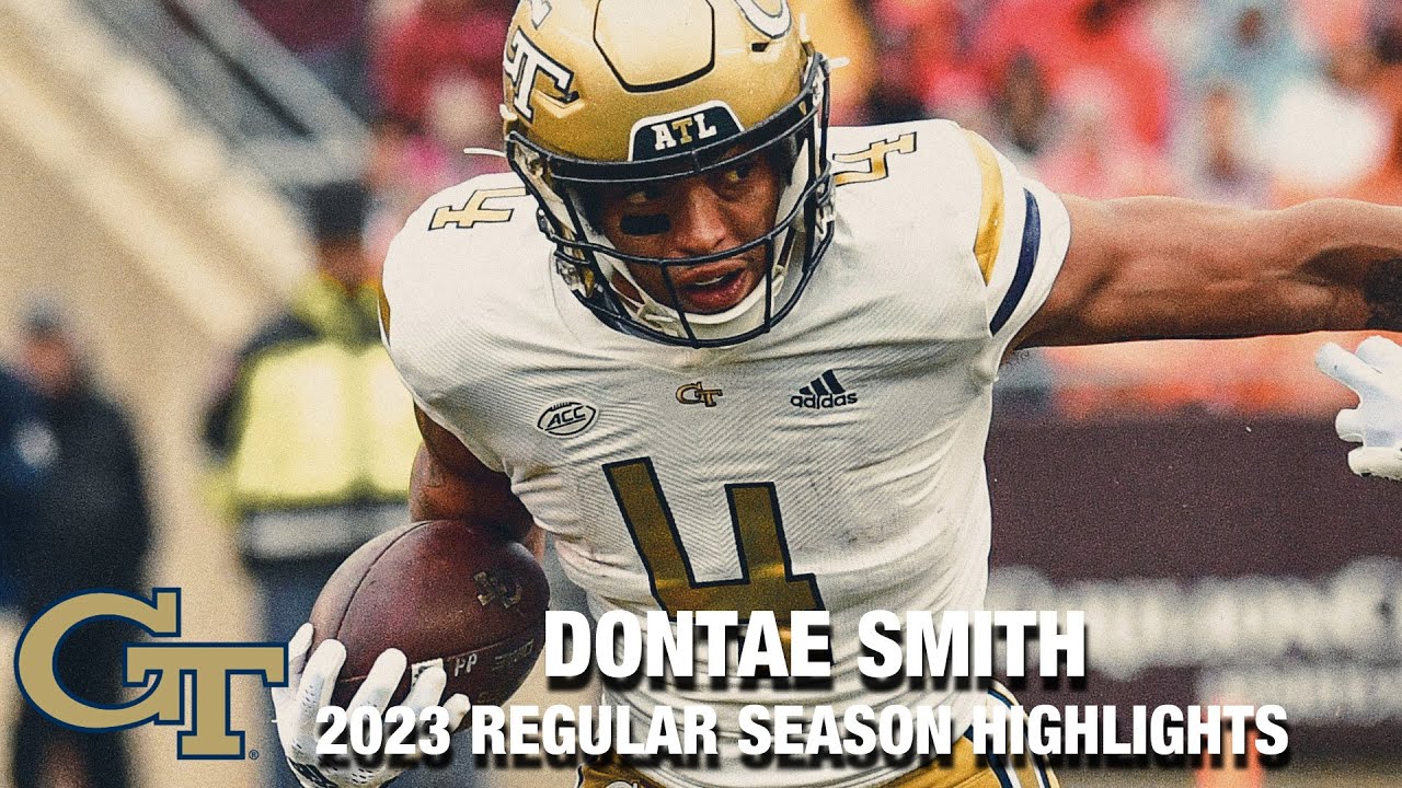 Dontae Smith 2023 Regular Season Highlights | Georgia Tech RB - YouTube