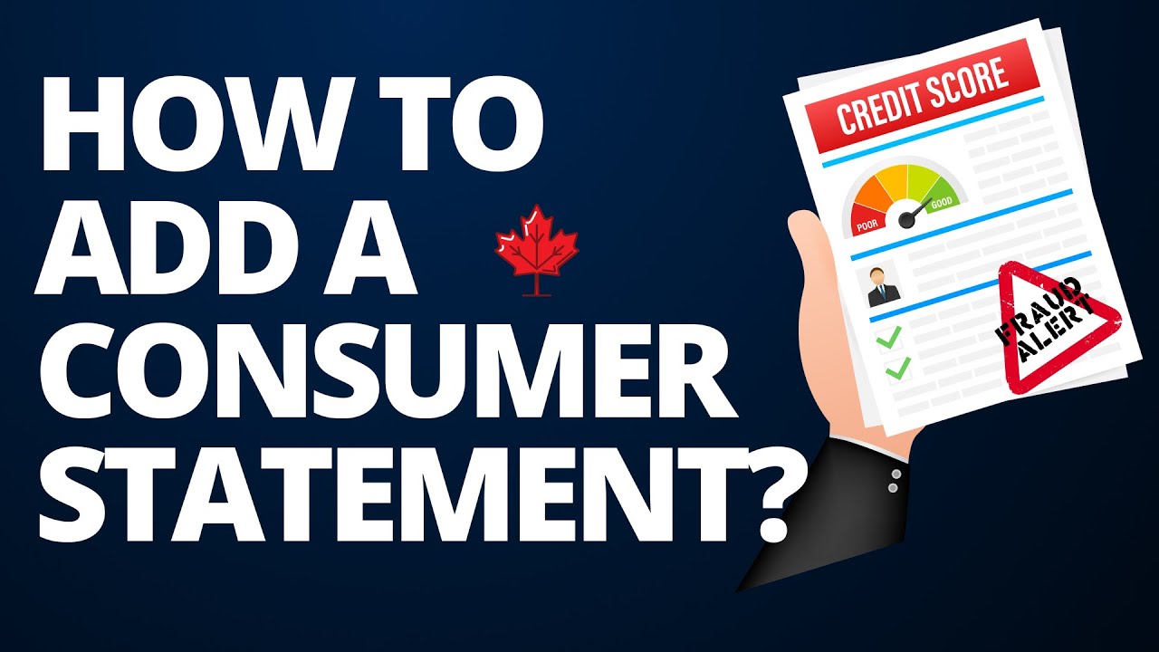 How to add a Consumer Statement on Credit Report - YouTube