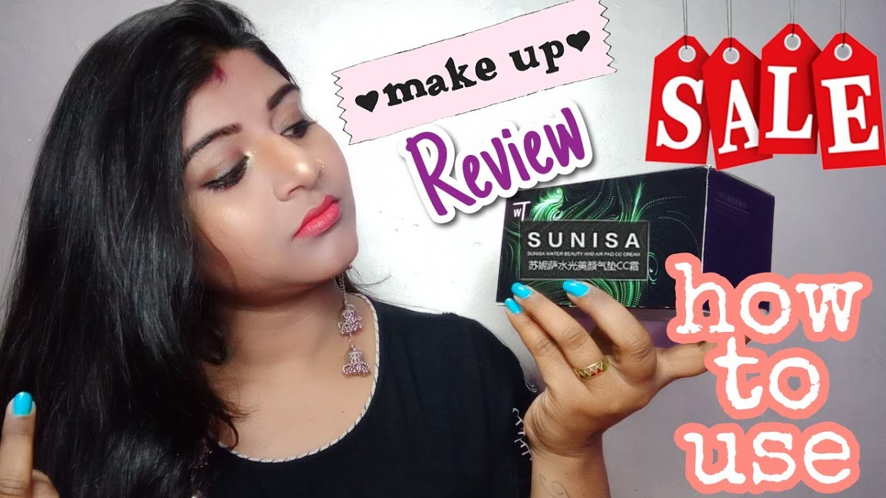 #Sunisha #foundation mushroom headed moisture cushion foundation cc ...