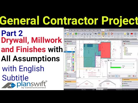 Drywall,Millwork and finishes Quantity Takeoff||G.C Live Project Part-2 ...