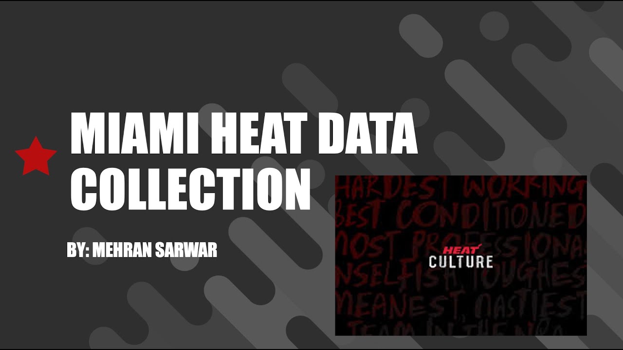 Miami Heat Data Collection Final Presentation - YouTube