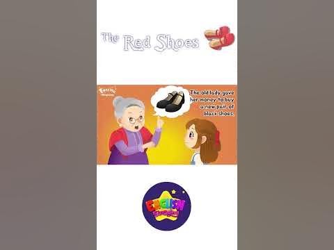 The Red Shoes - Fairy tale - English Stories (Reading Books) #shorts ...