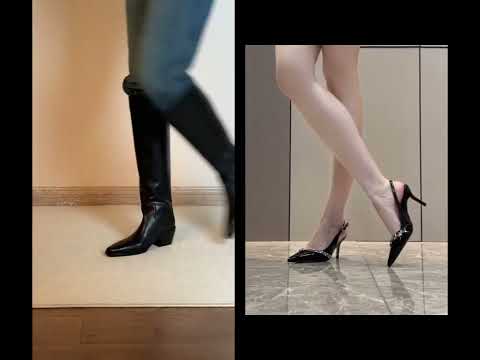 The Perfect Combo: Elegant Pantyhose & High Heels Show #beauty #heels #legs #foot