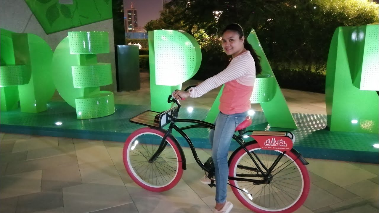 Exploring in Bahrain Bay / Ride a red hot bike - YouTube