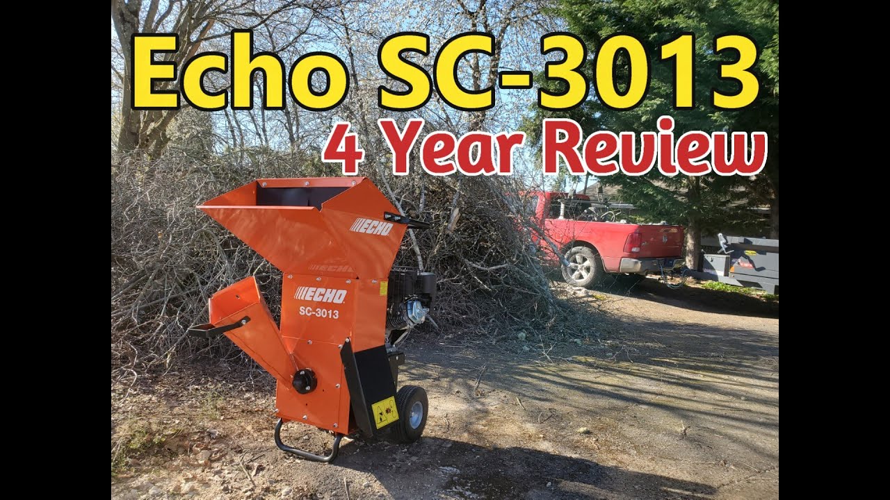 Echo SC-3013 Wood Chipper Review 4 Years Later - YouTube