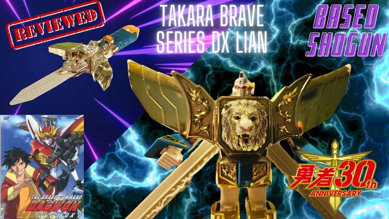 Takara Brave Series DX Lian | Brave Command Dagwon Retro Review - YouTube