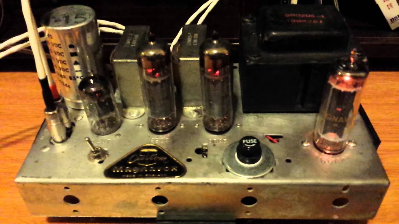 Magnavox SE 6BQ5 Amp - YouTube