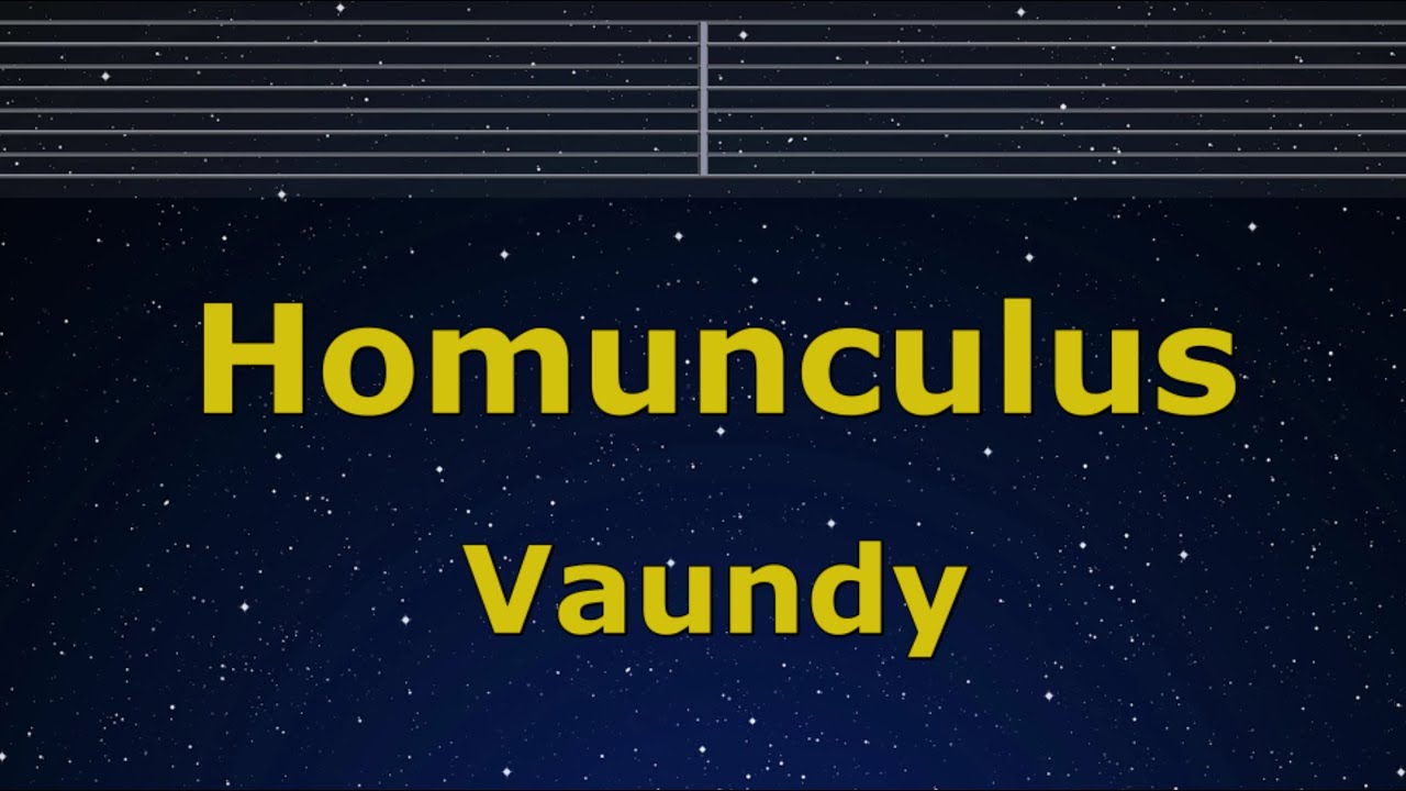 Karaoke♬ Homunculus - Vaundy 【No Guide Melody】 Instrumental, Lyric ...