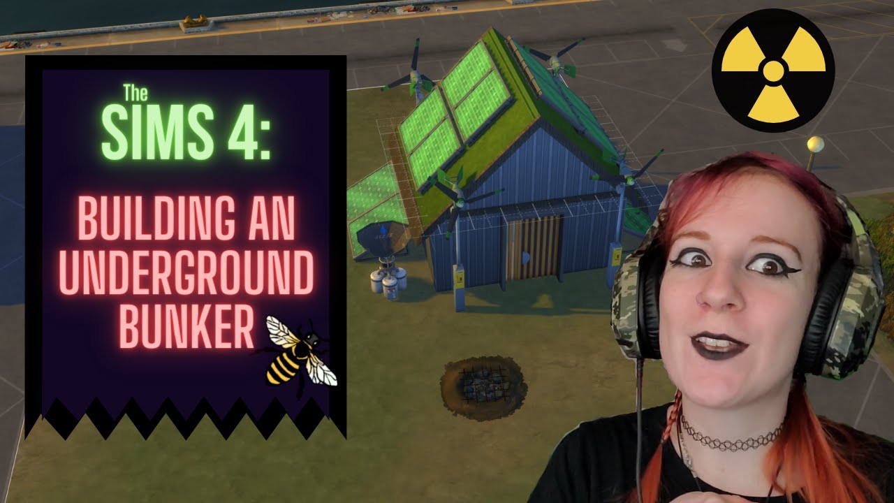 Building a Secret Underground Bunker in The Sims 4 (No CC) - YouTube