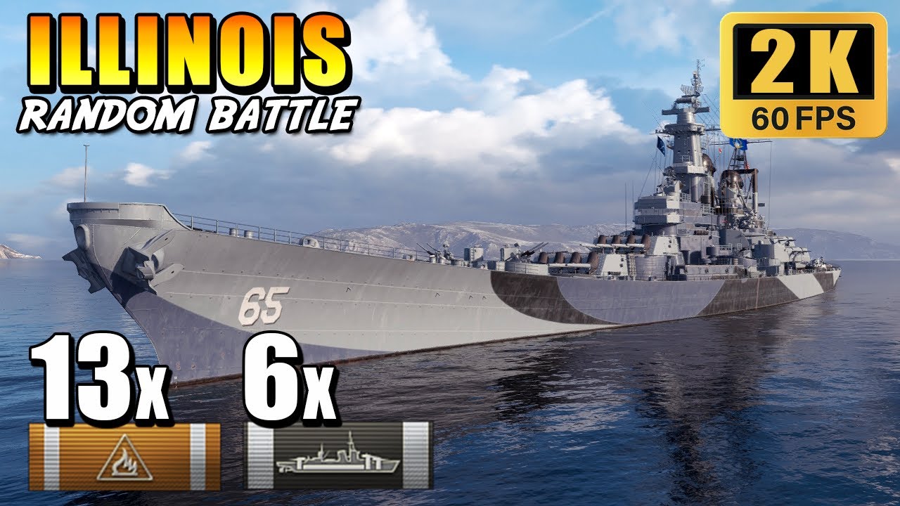 Illinois - Des Moines DPM with Battleship armor - YouTube