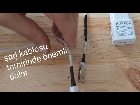 Telefon Şarj kablosu  tamiri           phone cable repair ( Kendin Yap)