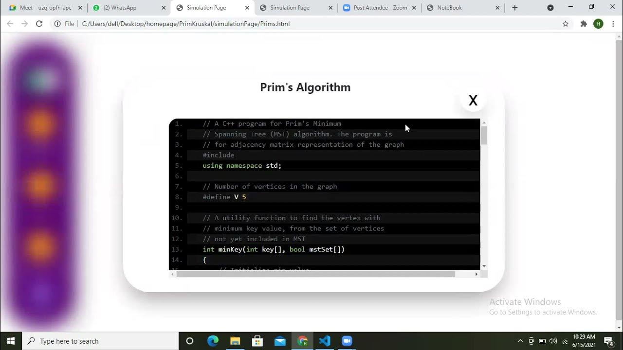 Data Structure Algorithms visualisation(web Project) - YouTube