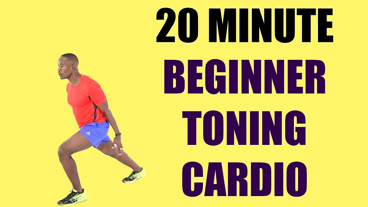 20 Minute Beginner Toning Cardio Workout at Home/ Low Impact Cardio 🔥 ...