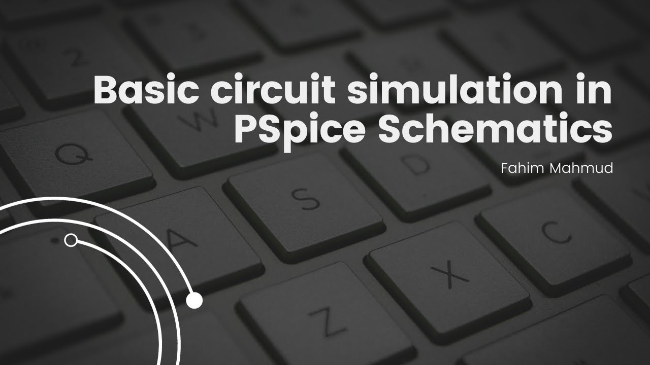 2.Basic simulation in PSpice - YouTube