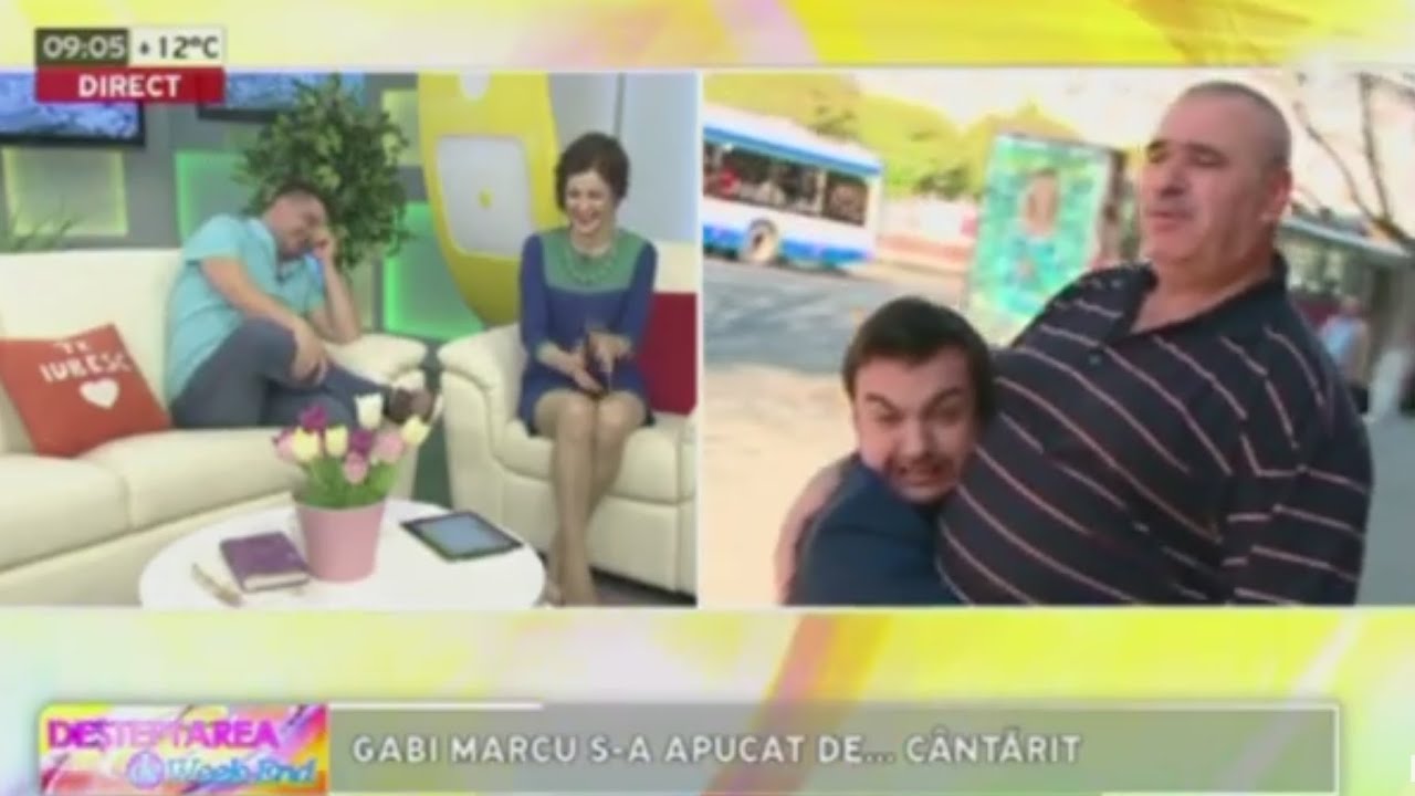 Gabi Marcu este un cîntar. (Provocarea de weekend) - YouTube