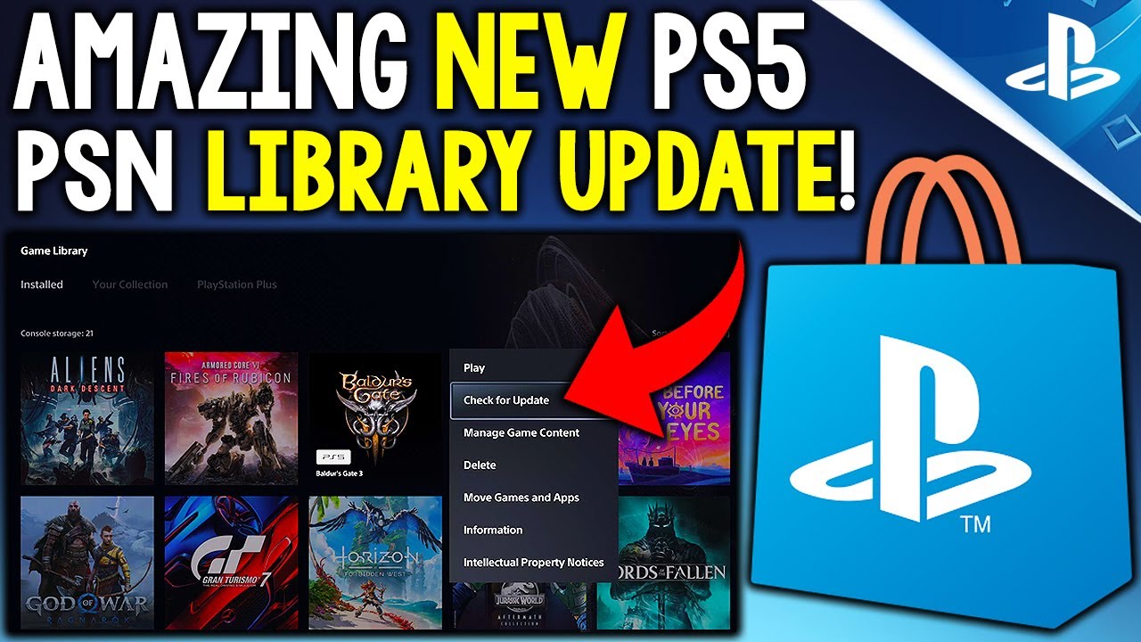 NEW PS5 PSN Library Update Out NOW, 2 PS4/PS5 Games DELAYED + New PS4 ...