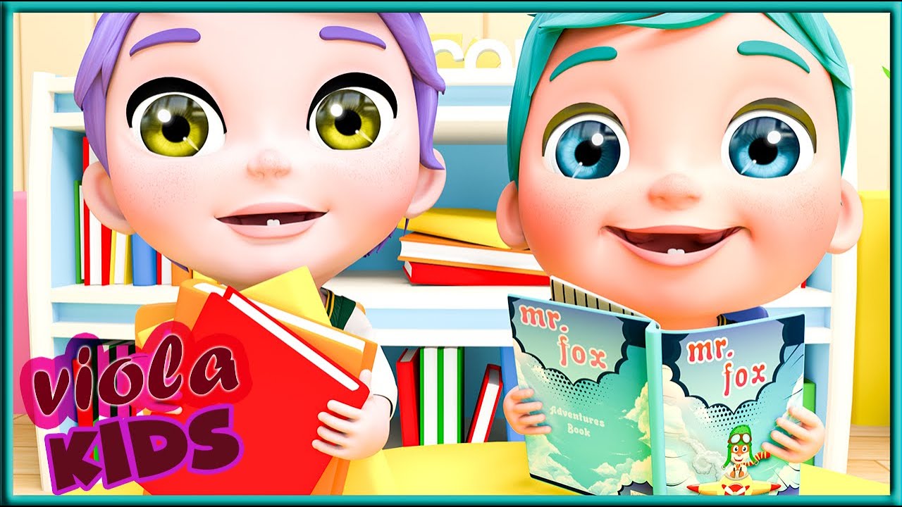 I Love Reading Books📕-book song- Popular Kids Song and Nursery Rhyme by ...