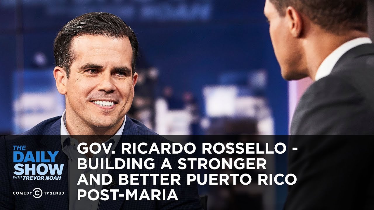 Gov. Ricardo Rossello - Building a Stronger and Better Puerto Rico Post ...