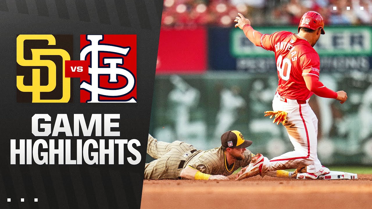 Padres vs. Cardinals Game Highlights (7/25/25) | MLB Highlights - YouTube