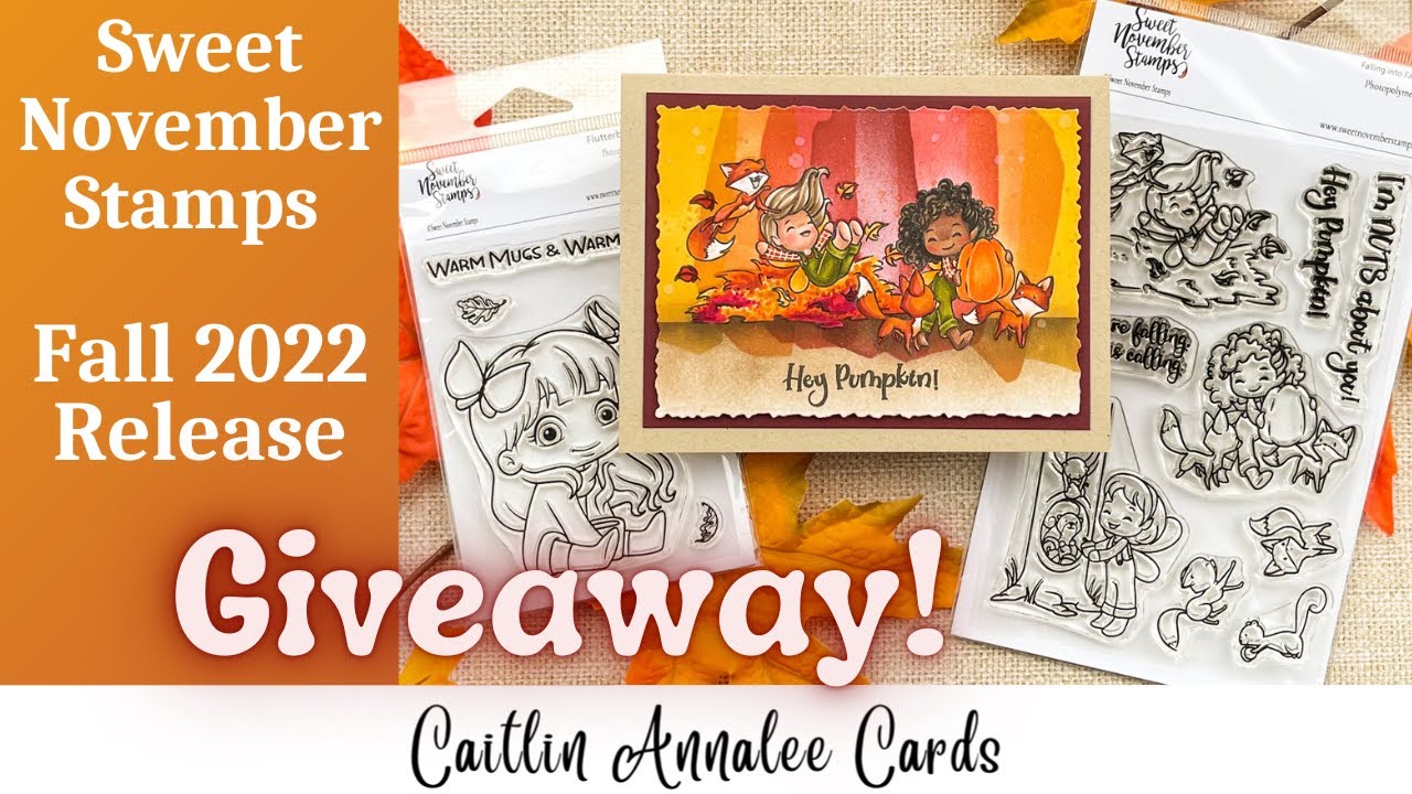 Sweet November Stamps Fall 2022 Release | Ink Blending and Copic ...