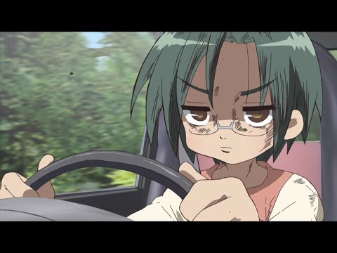 Lucky☆Star - Initial D Battle parody scene (JAP+SUB ESP) 1080p
