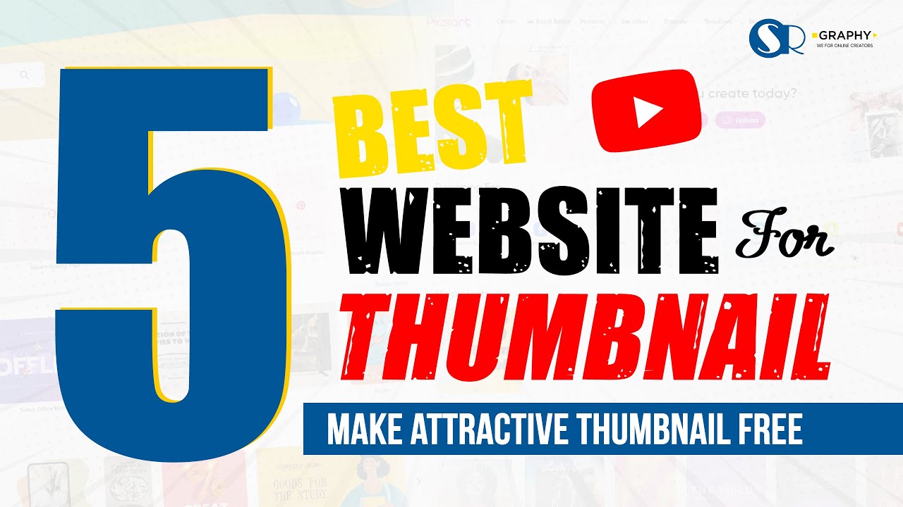 5 Website to Design youtube thumbnail - How to Design Youtube Thumbnail ...
