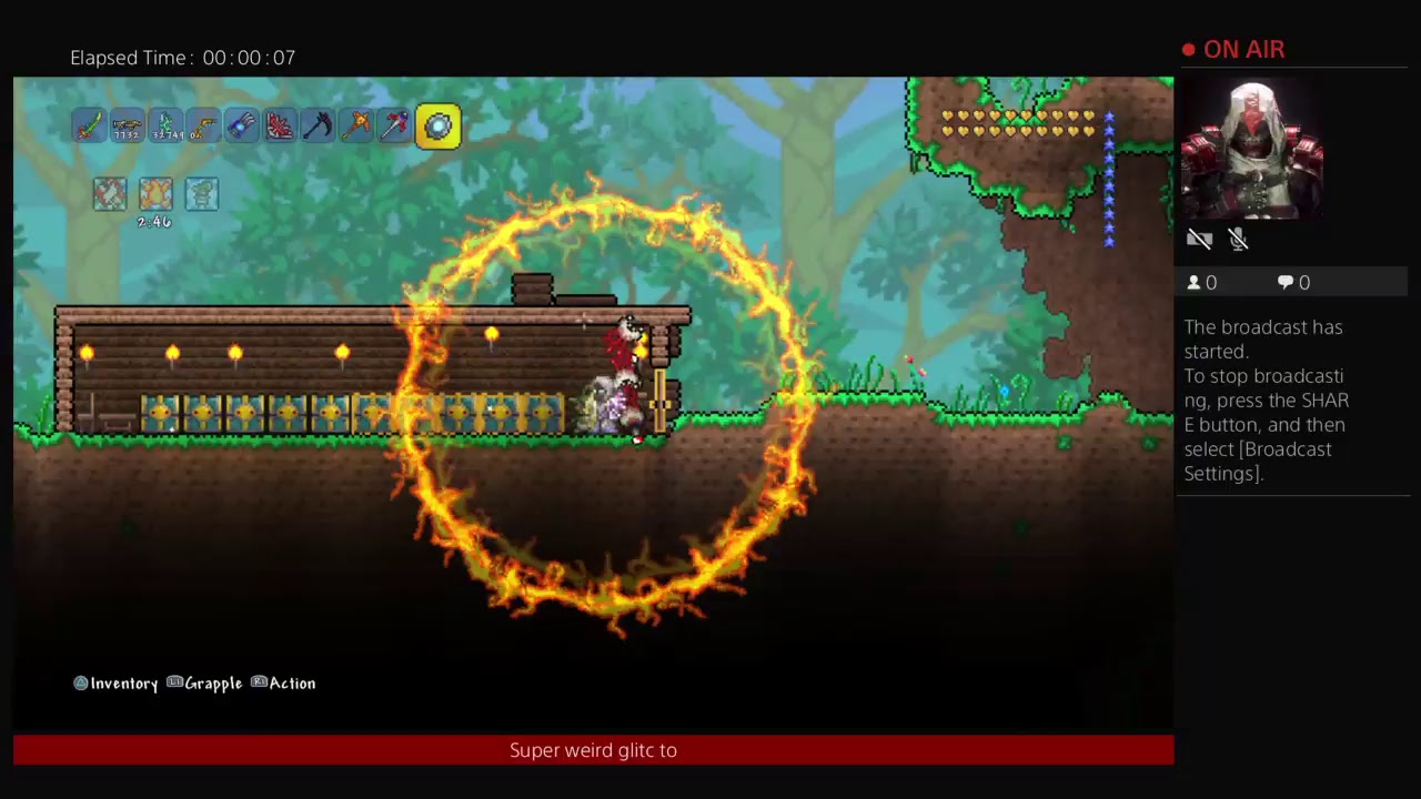 Terraria Walk on sky glitch - YouTube