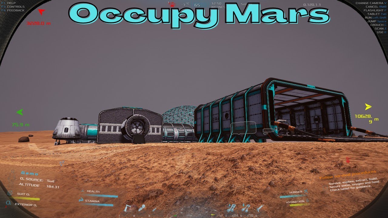 Occupy Mars (E-36) Building the new Base - YouTube