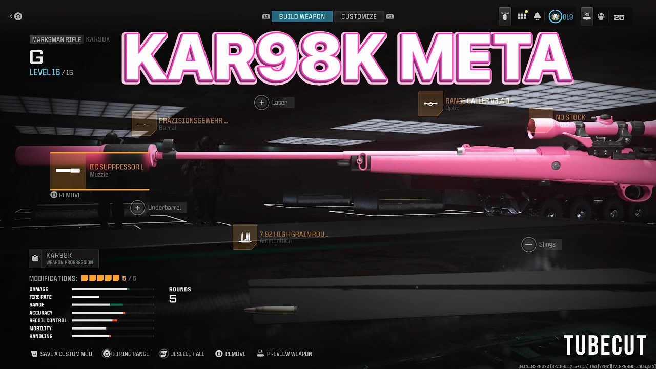 new KAR98 build is *META* in WARZONE 3! 👑 (Best Kar98k Class Setup ...