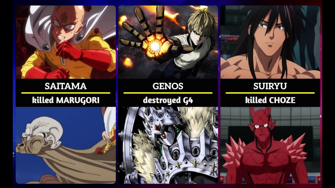 Who Killed Whom in One-Punch Man | SPOILERS? YES! - YouTube