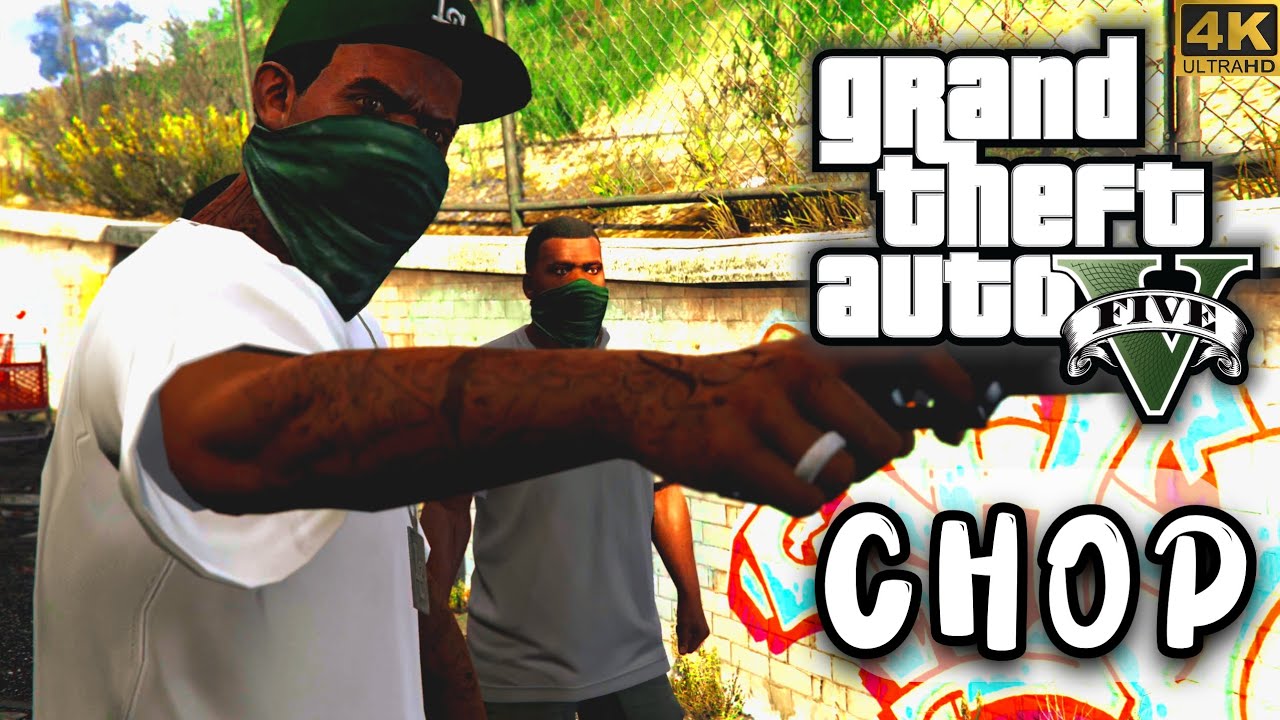 GTA 5 Chop 4K Gameplay - YouTube