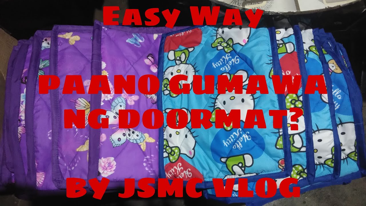 Paano Gumawa Ng Basahan? / How To Make A Doormat? | JSMC VLOG - YouTube