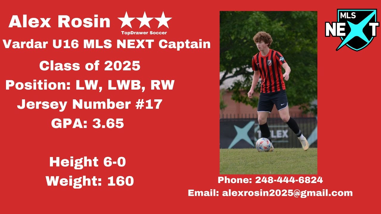Alex Rosin- 2022-23 MLS NEXT Highlight Video - YouTube