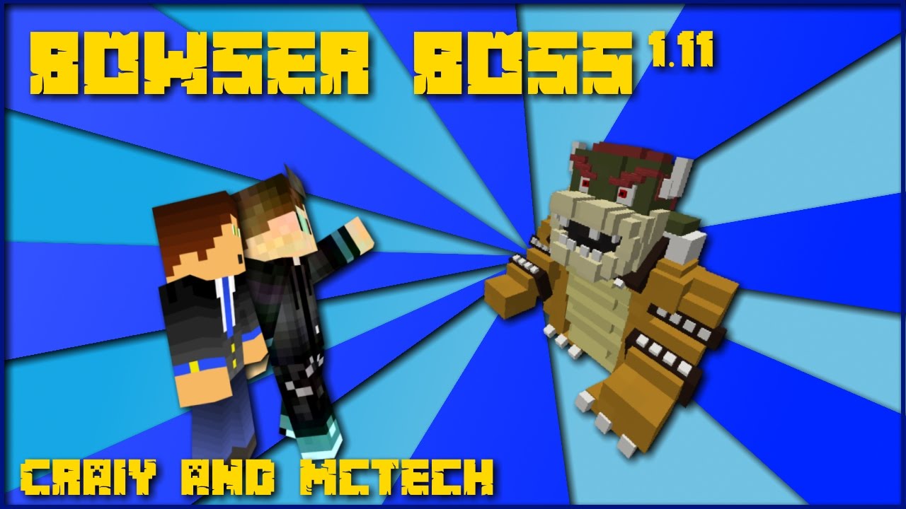 BOWSER IN ONE COMMAND ft. Craiy [1.11] [One command] [minecraft] - YouTube