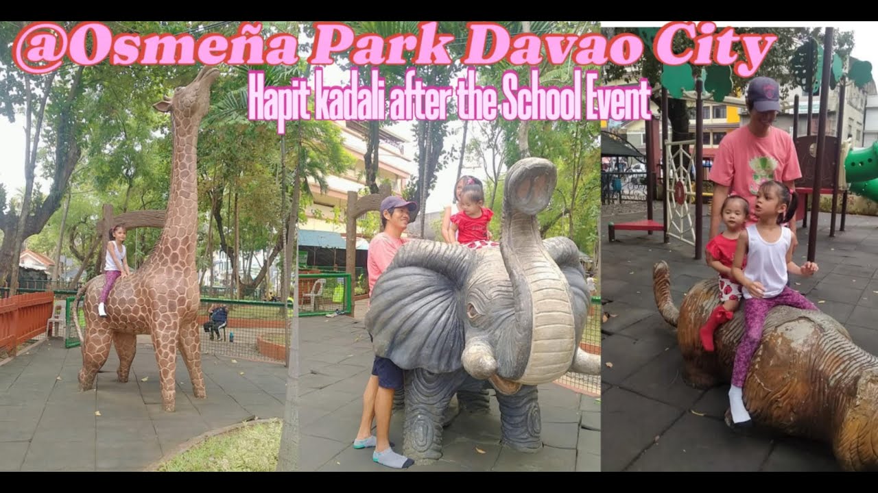 Hapit kadali after the School Event || @Osmeña Park Davao City #family ...