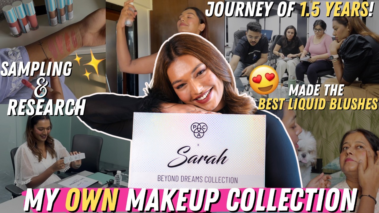 Launching my OWN MAKEUP COLLECTION with PAC Cosmetics! PAC x Sarah ...