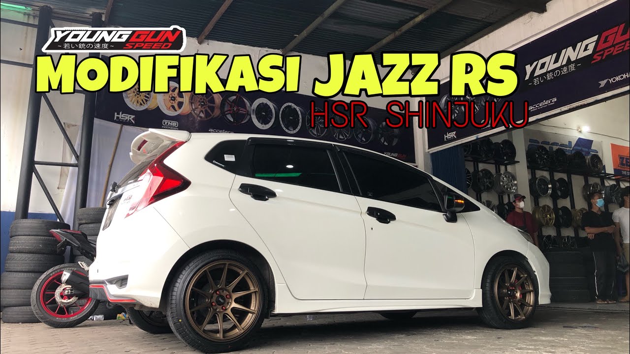 GANTI VELG HONDA JAZZ BIAR MAKIN GANTENG PAKAI HSR SHINJUKU RING 17 ...