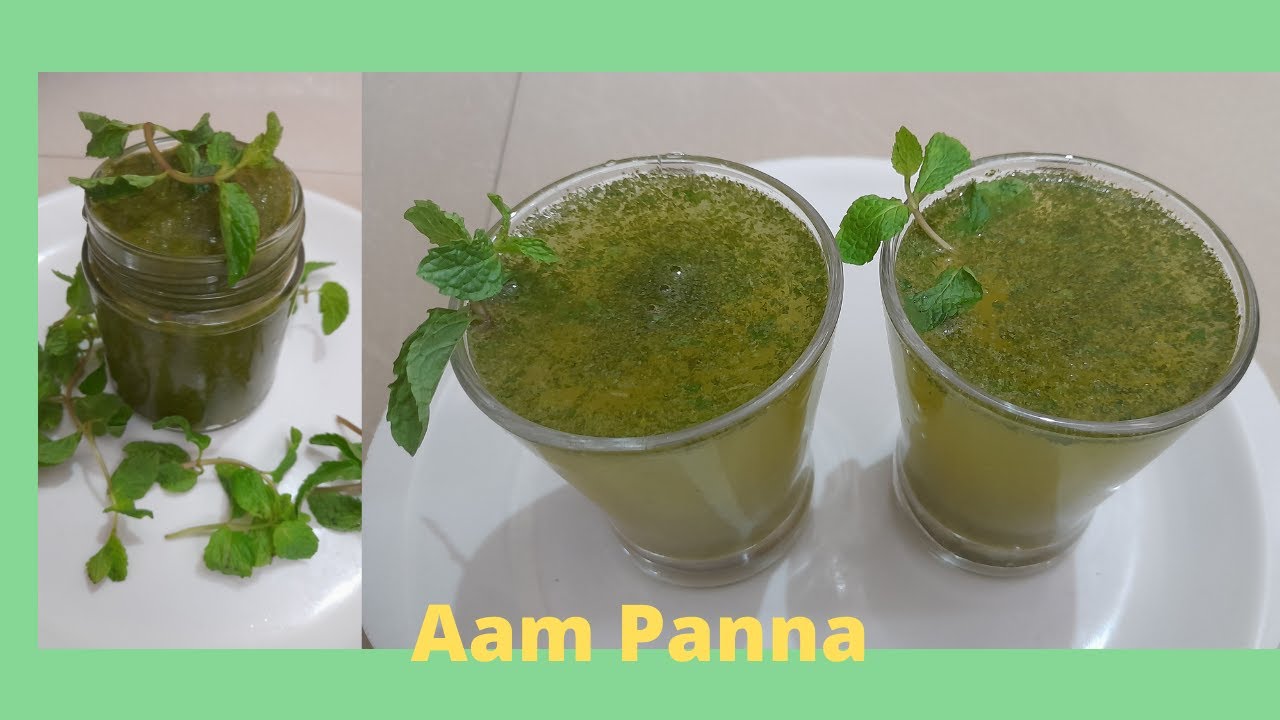 Aam Panna Recipe-Raw Mango Juice-Kairi Panha-Green Mango Drink-Indian ...