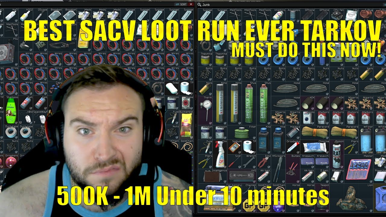 BEST SCAV LOOT RUN EVER! 500K - 1M YOU NEED TO BE DOING THIS! -Escape ...