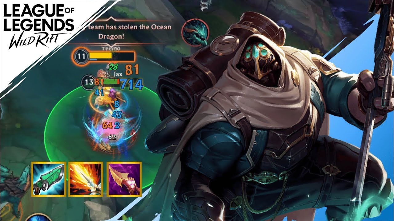 HEXTECH GUNBLADE HEXPLORER JAX | WILDRIFT EXPERIENCE - YouTube