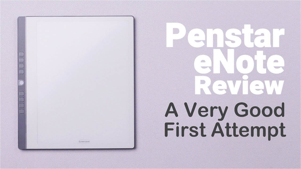 Penstar eNote Digital Note-Taking Tablet Review - YouTube