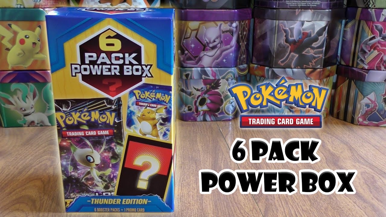 6 Pack Power Box Opening - YouTube