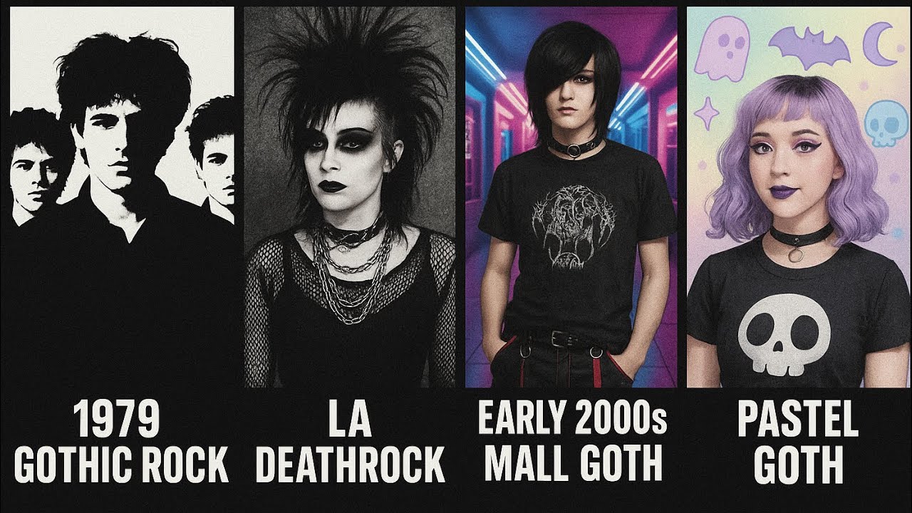 The Many Faces of Goth: From Post-Punk Origins to Pastel Goth and ...