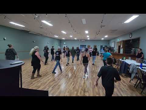 Glass of wine line dance - YouTube