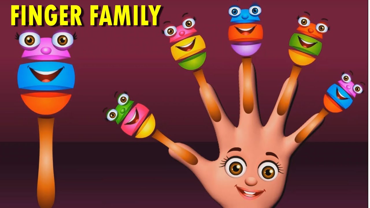 Funny Finger Family | Finger Family Song | Kids Rhymes Collection ...