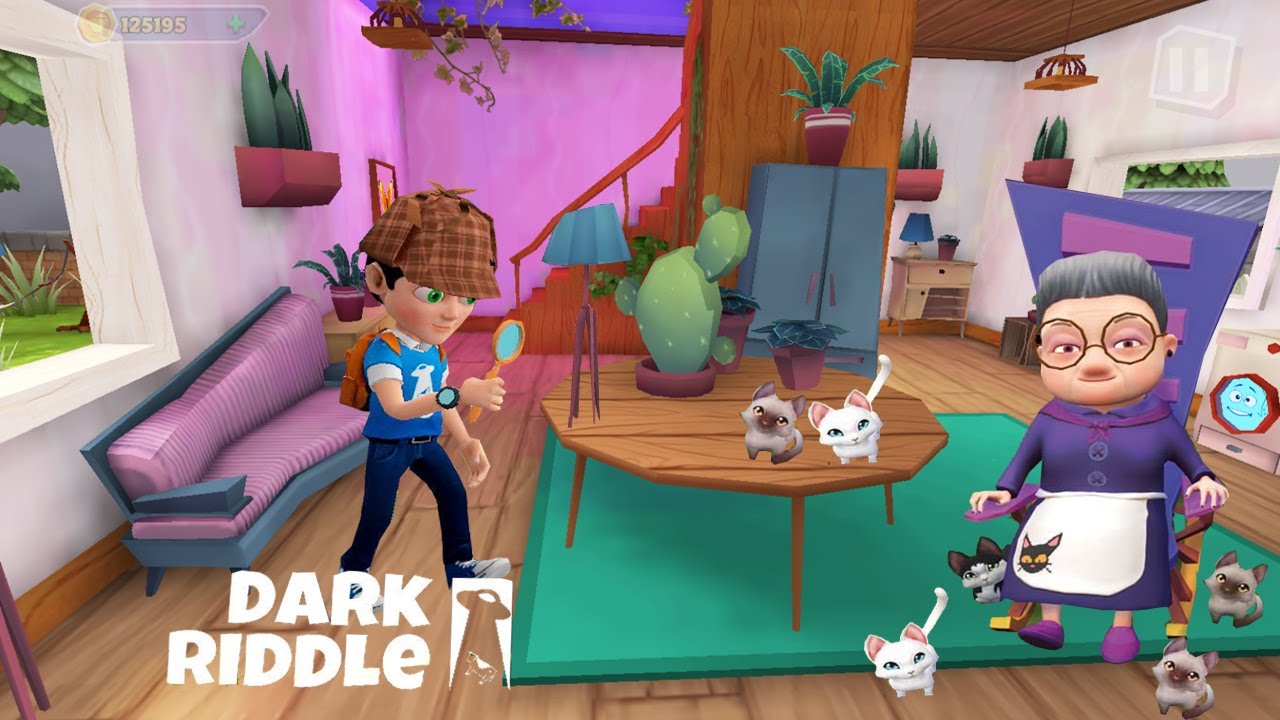Dark Riddle CHAPTER 4 : MOD MENU GAME ( Mod Skin GINGERBREAD Game Play ...