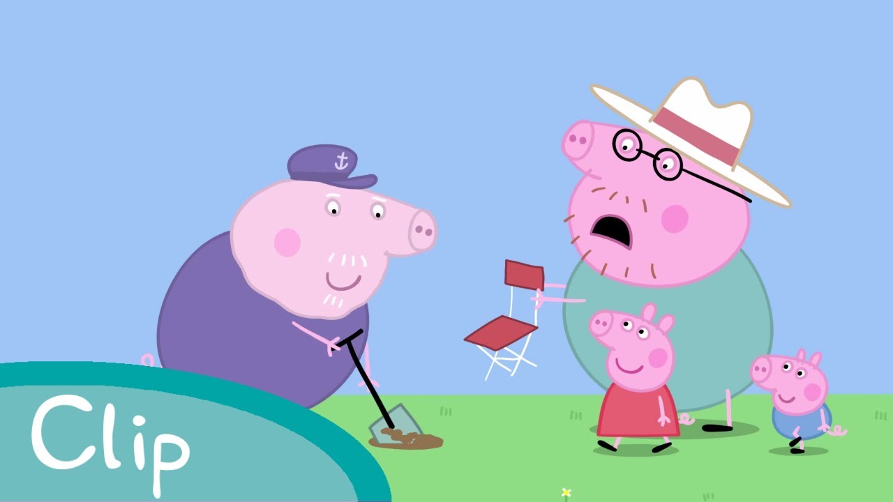Peppa Pig - Peppa and George's Garden - YouTube