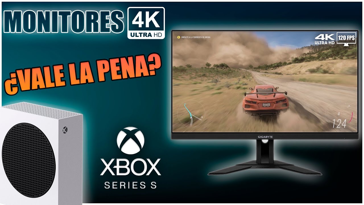 XBOX SERIES S EN MONITOR 4K ¿VALE LA PENA? - YouTube