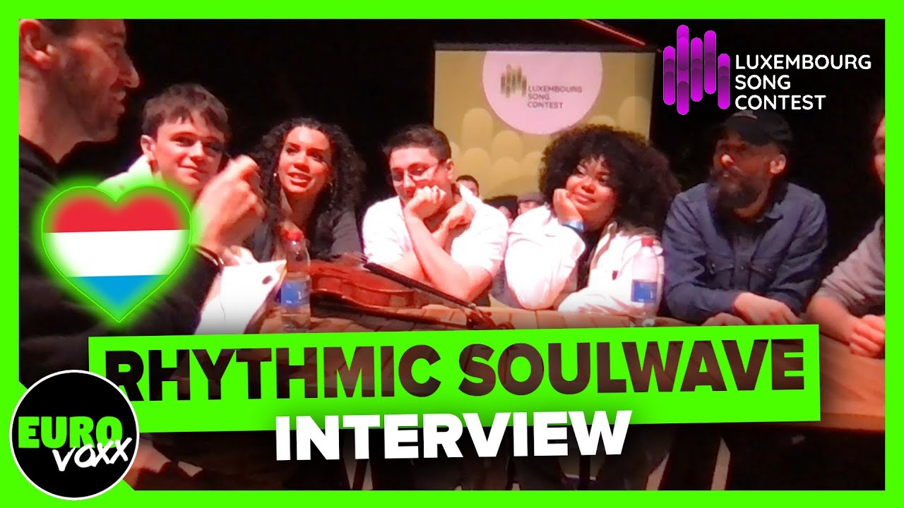 🇱🇺 RHYTHMIC SOULWAVE - STRONGER (INTERVIEW) @ Luxembourg Song Contest ...